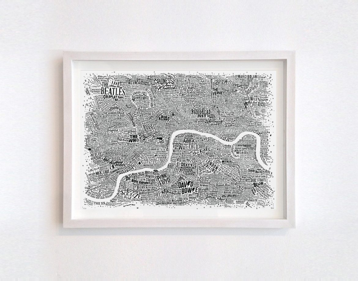 Music Map Of London - DEX