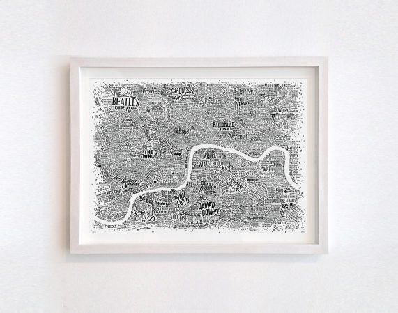 Music Map Of London - DEX