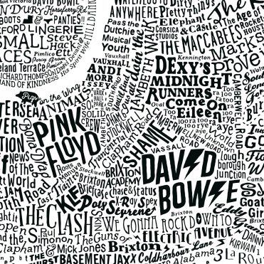 Creative London Maps with themes of Music, film and literature.