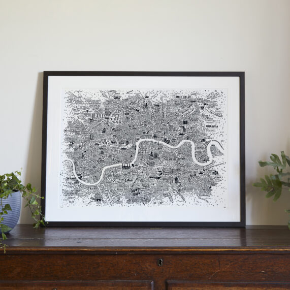 Creative London Maps with themes of Music, film and literature.