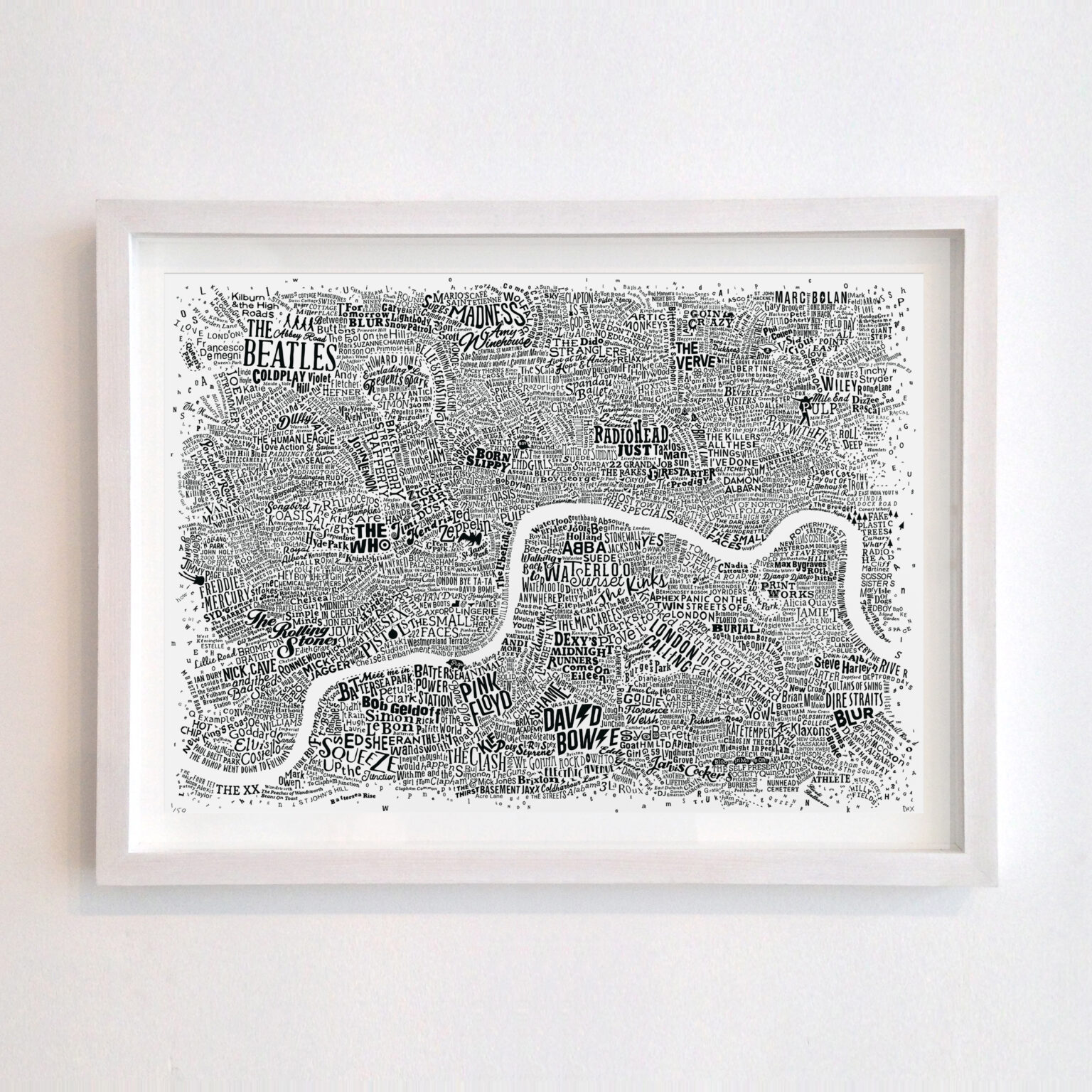 Creative London Maps with themes of Music, film and literature.